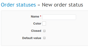 Managing order statuses | RedmineUP Help | Products plugin documentation